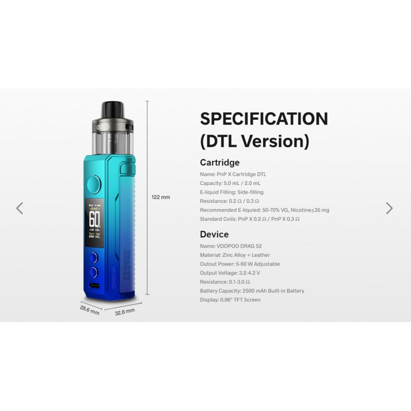 Drag S2 60W - Voopoo