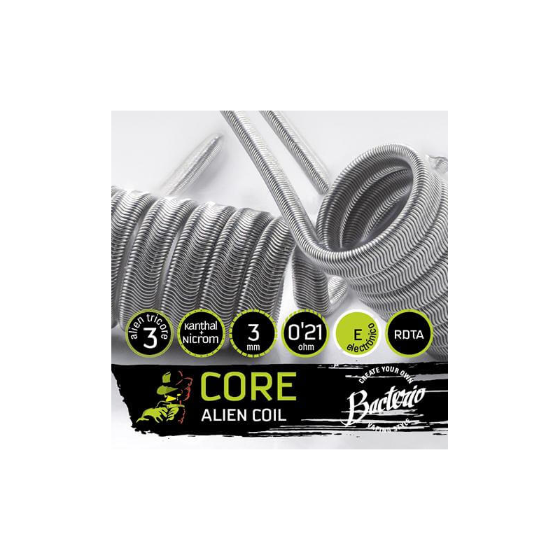 0.21Ohm Resistencia Core Alien Triple Nucleo (Pack 2) – Bacterio Coils